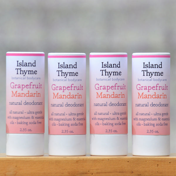Grapefruit Mandarin Deodorant – Island Thyme