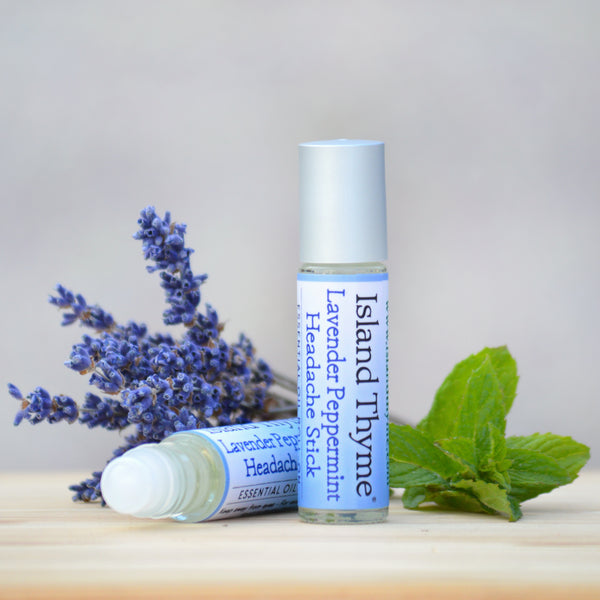 Lavender Peppermint Headache Stick – Island Thyme